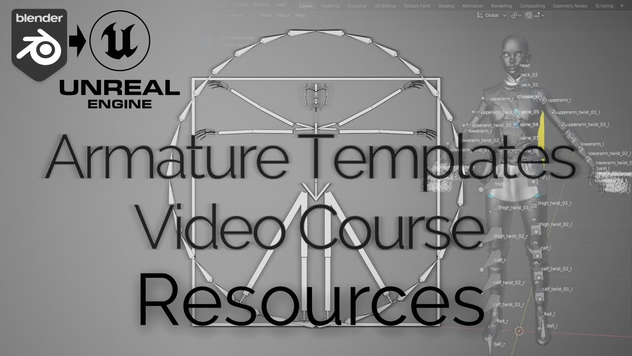 Armature Templates Video Course - Resources - YouTube