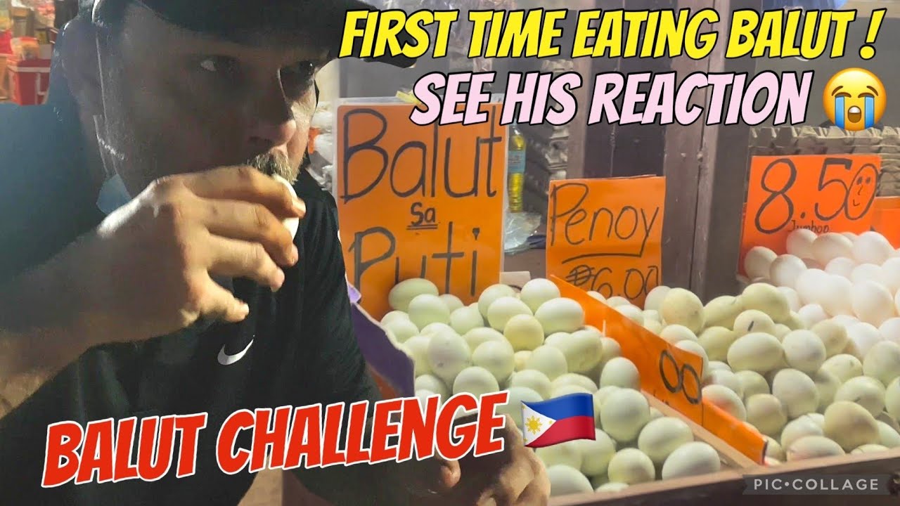 FOREIGNER EATS BALUT FOR THE FIRST TIME | BALUT CHALLENGE!!! | Street ...