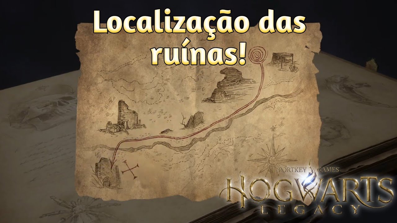 Mapa para as ruínas da missão o conto de Rolando Oakes - Hogwarts Legacy - YouTube