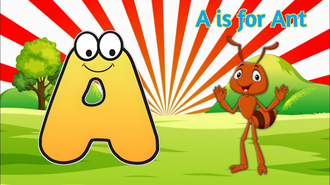 Animal Phonics Song | A is for Ant | kids Toddlers Learning | Nursery ...