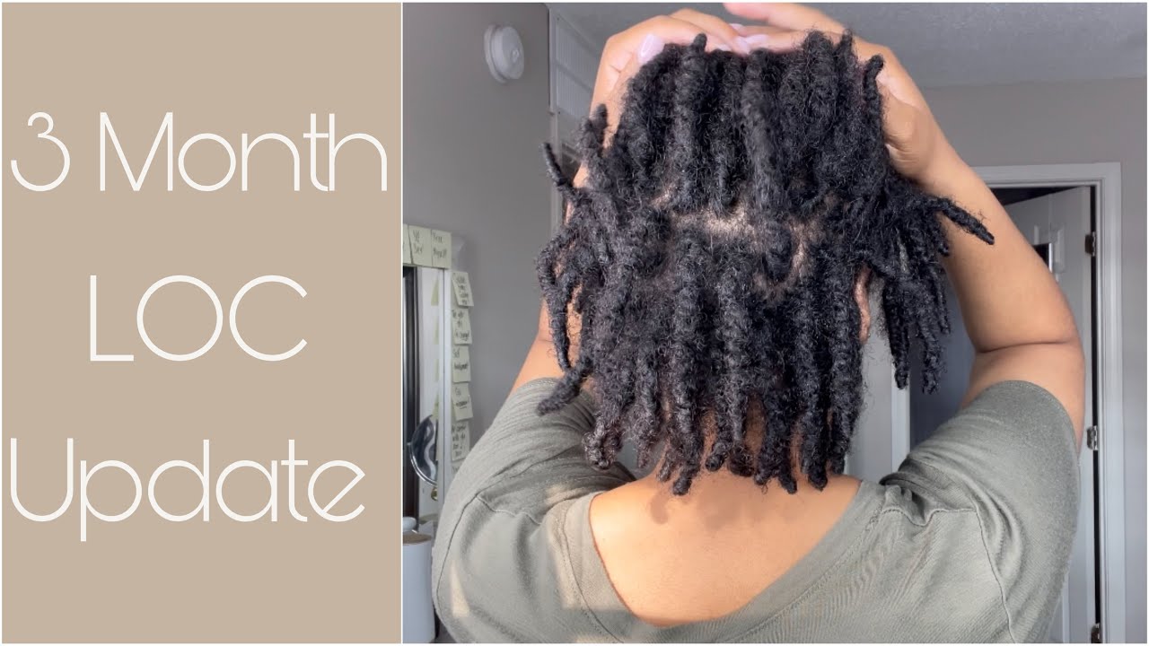 3 Month Loc Update | Review | Loc Journey | Starter Locs - YouTube