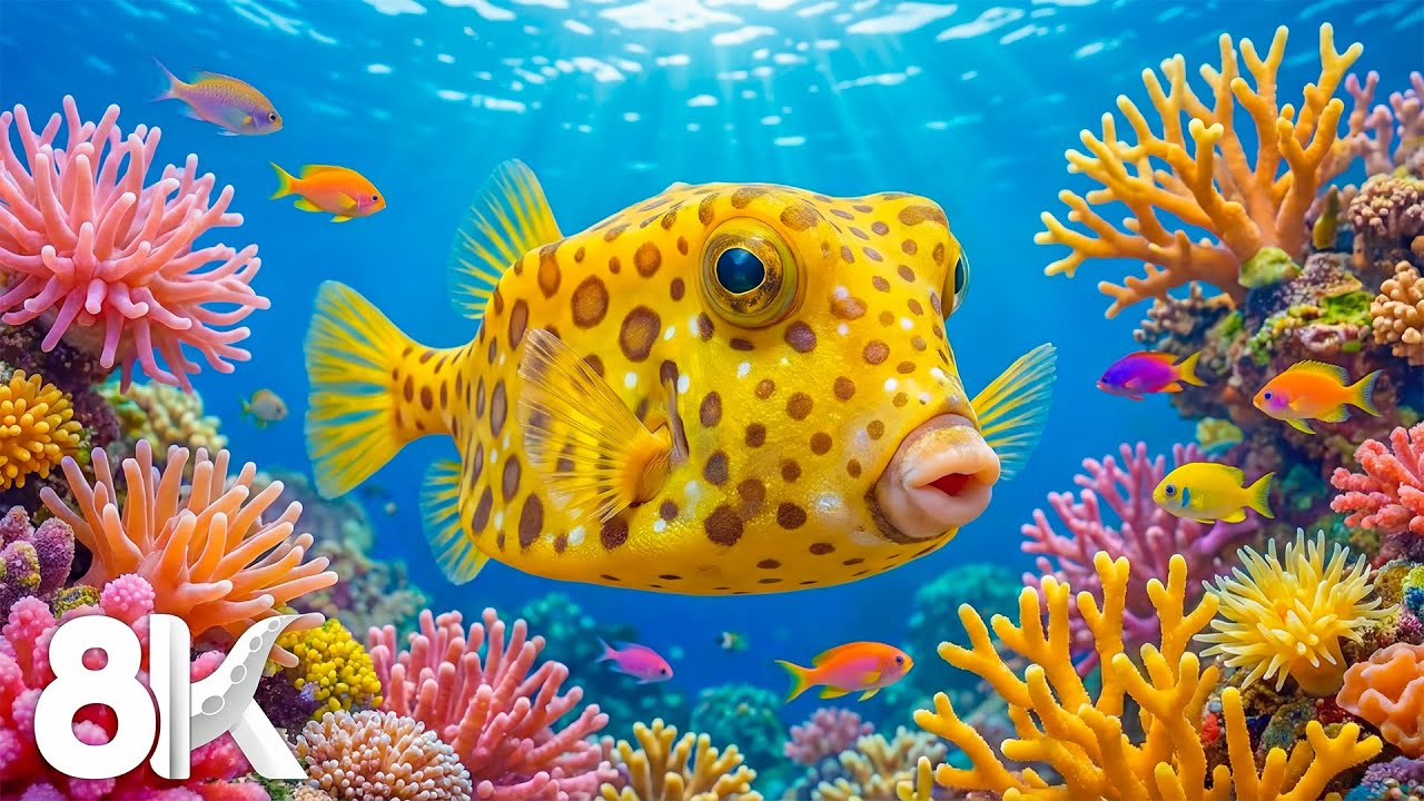Aquarium Dreams 8K – Peaceful Fish Tank Views & Soothing Ocean Sounds ...