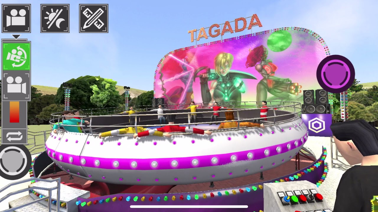 Theme Park Simulator Theme Park Rides - YouTube