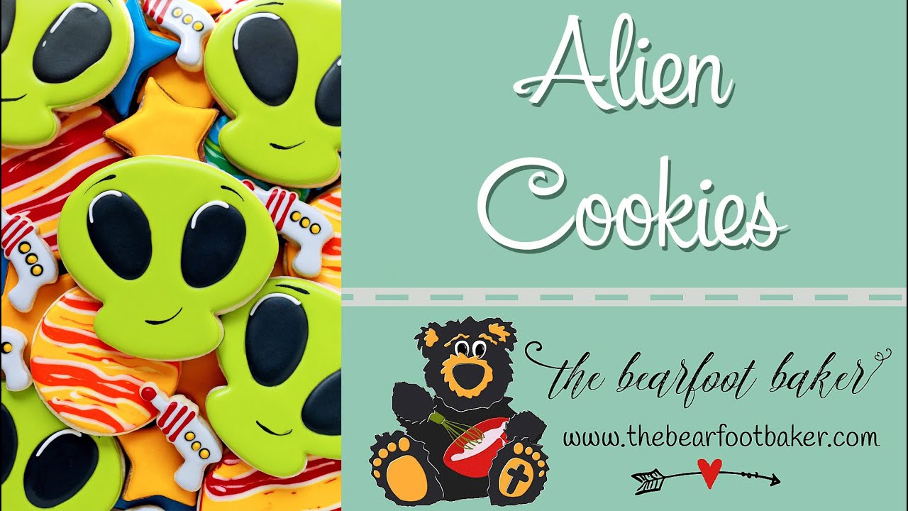 How to Make Alien Cookies | The Bearfoot Baker - YouTube
