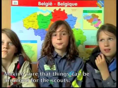 Youth Involvement by Belgium Cub Scouts - YouTube