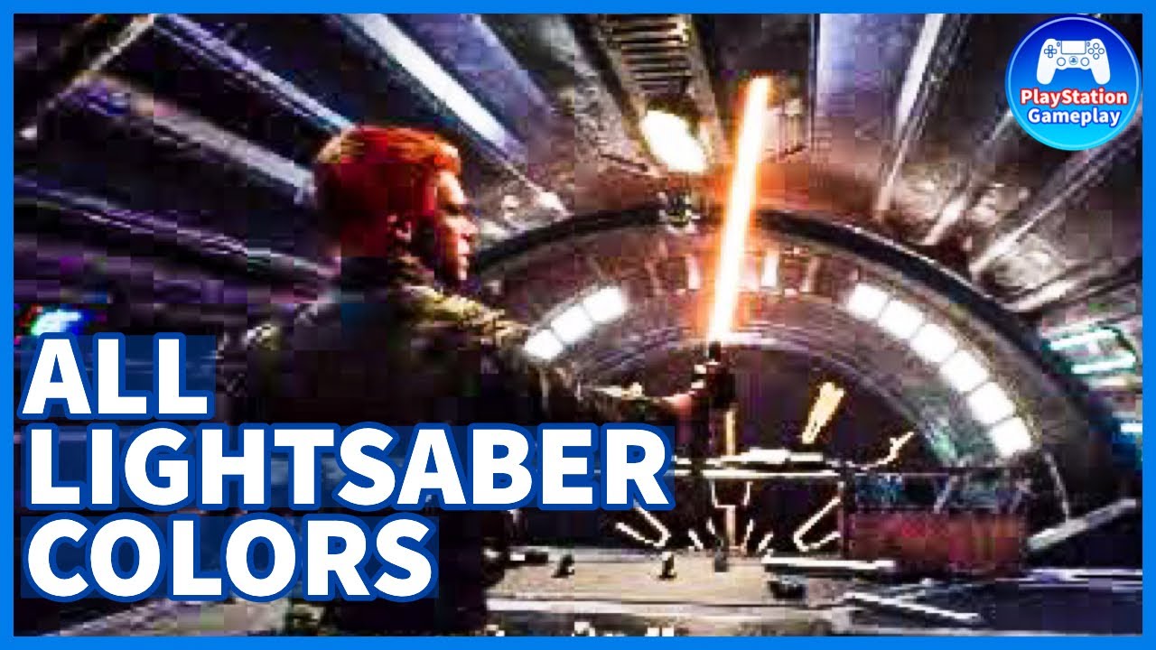 Star Wars Jedi Fallen Order - All Lightsaber Colors - YouTube
