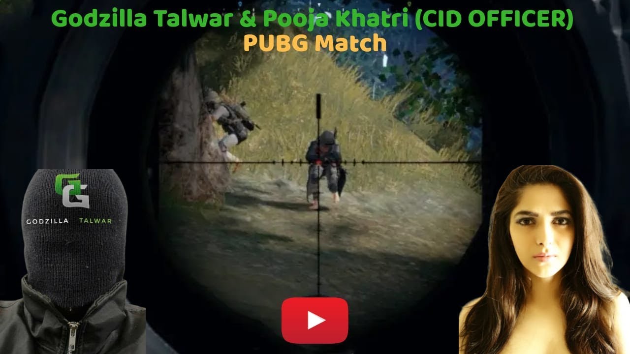 #1 #Godzilla Talwar & #Pooja Khatri (CID Officer) Playing #PUBG - Don't ...