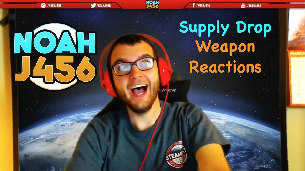 NoahJ456 Weapon Drop Reactions! - YouTube