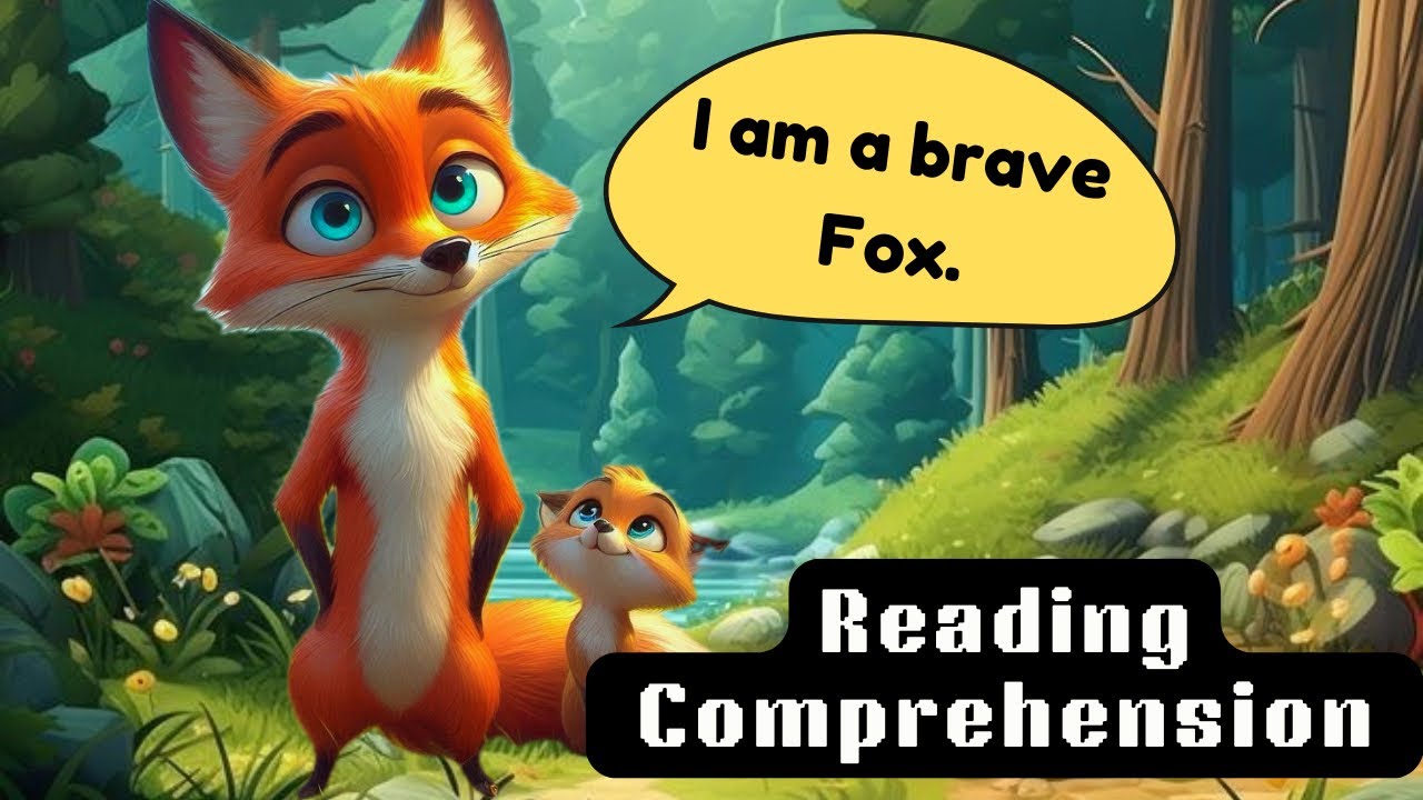 GRADE 2 |GRADE-3 |PASSAGE-1| STORY-THE BRAVE FOX| READING COMPREHENSION ...