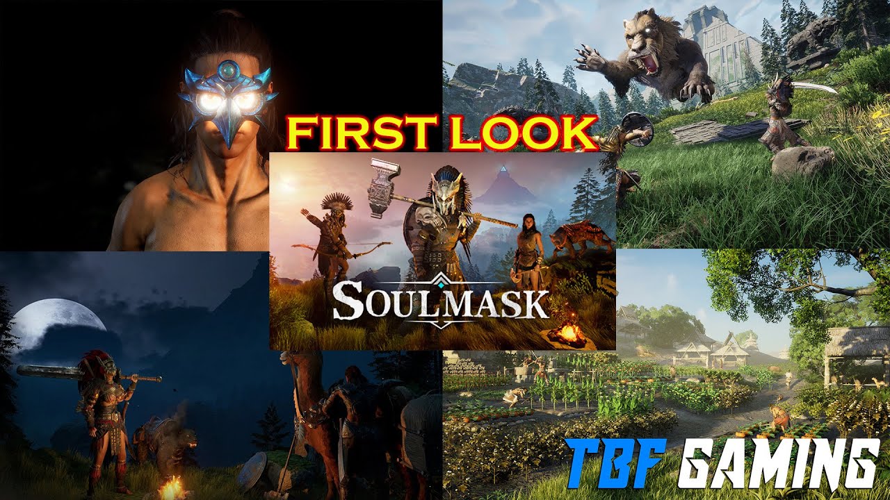 First Look At A New Upcoming Survival Game - Soulmask - This game is ...
