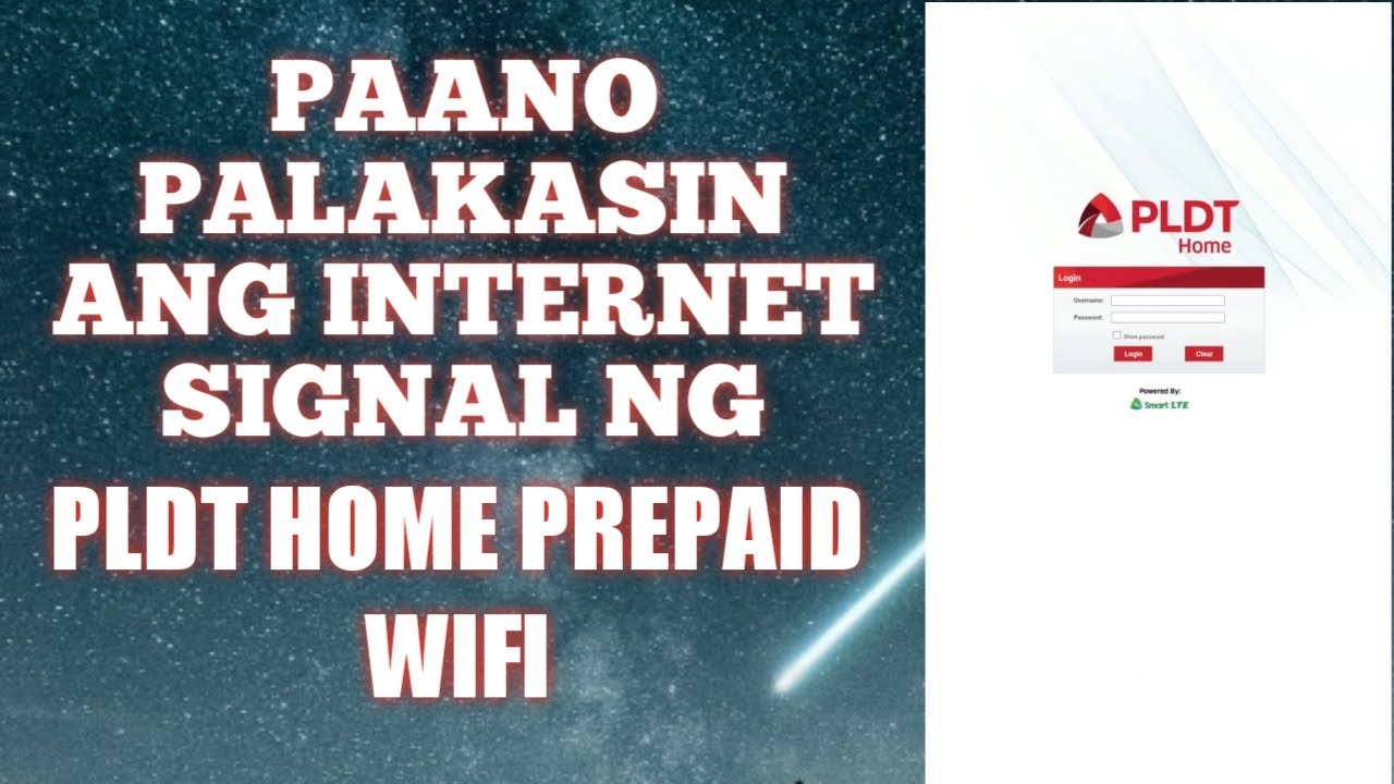 HOW TO BOOST THE INTERNET CONNECTION OF THE PLDT HOME PREPAID WIFI ...