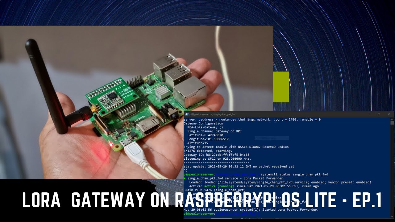 การติดตั้ง LoRa Single Channel Gateway บน RaspberryPI OS Lite - #LoRa ...