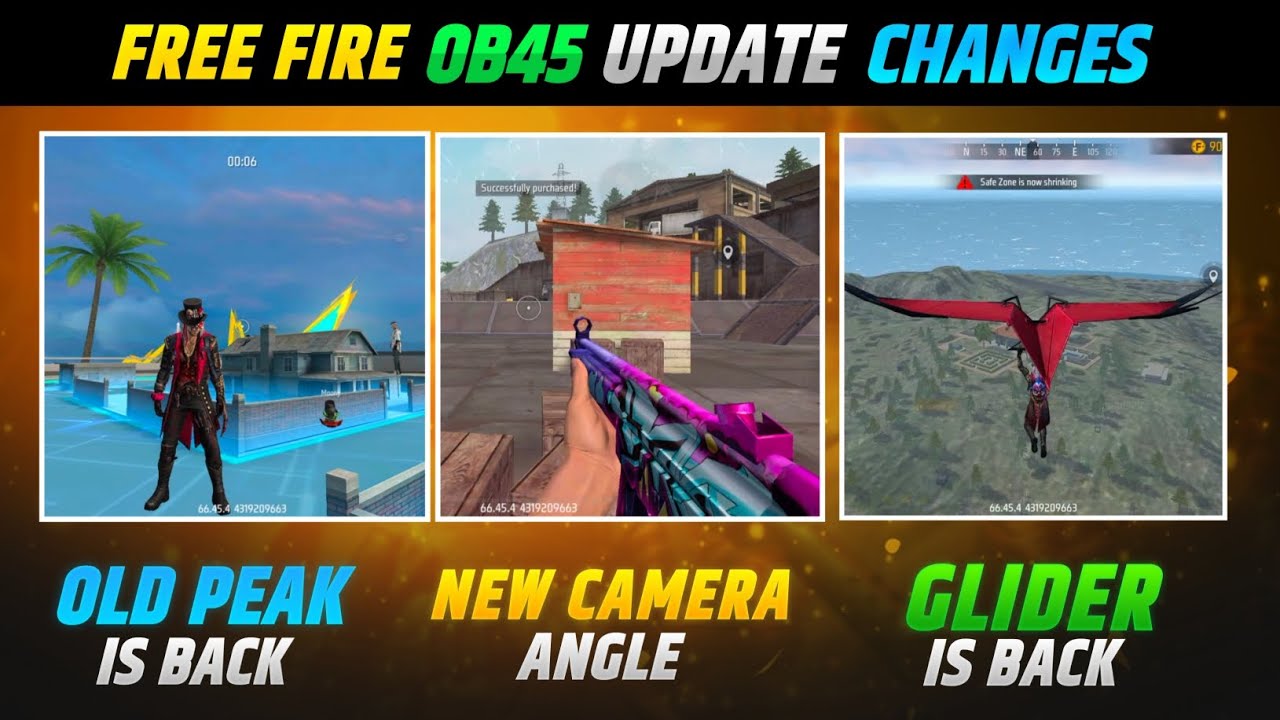 Free Fire OB45 Update Changes | Free Fire New Event | Stable Army ...