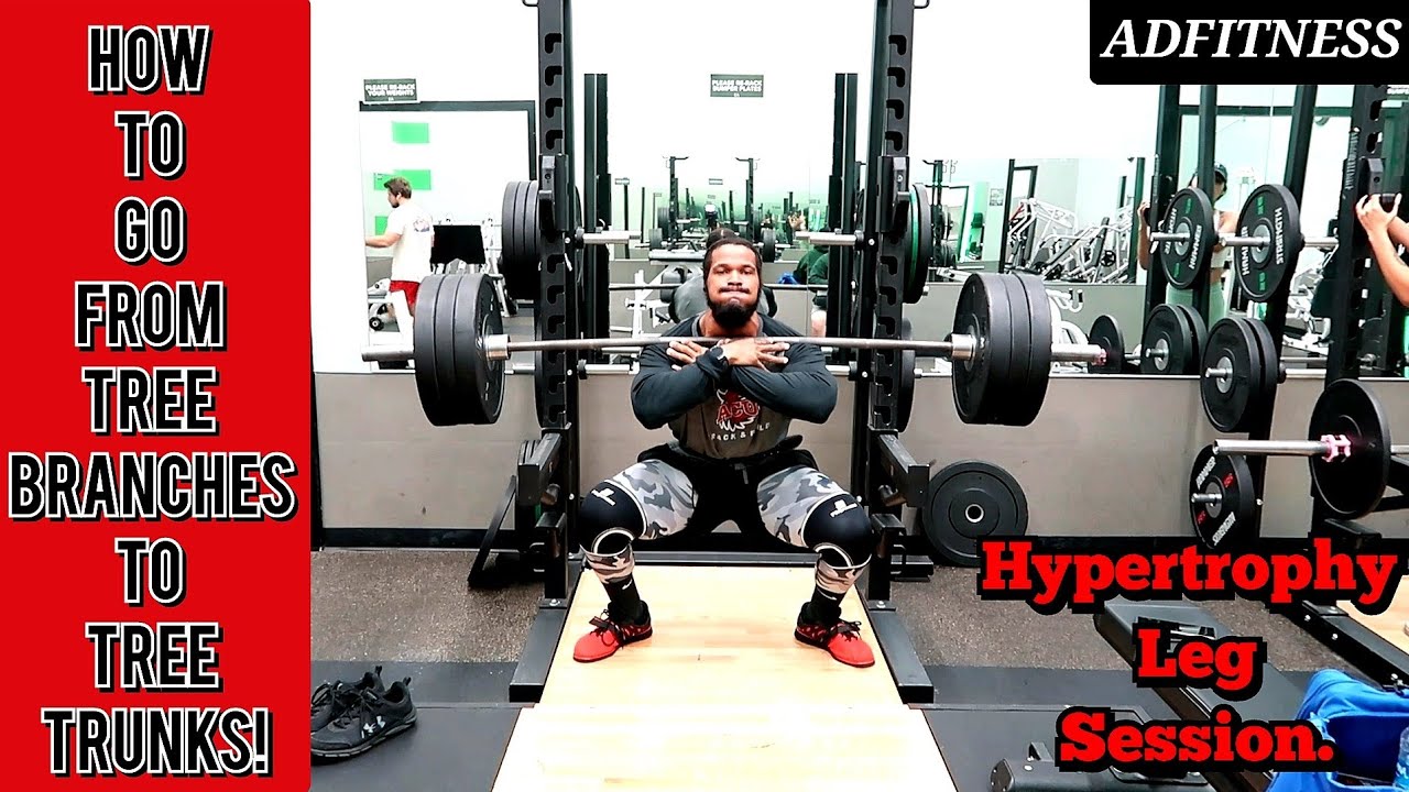 HOW TO GET BIGGER LEGS! (HYPERTROPHY LEG DAY) - YouTube