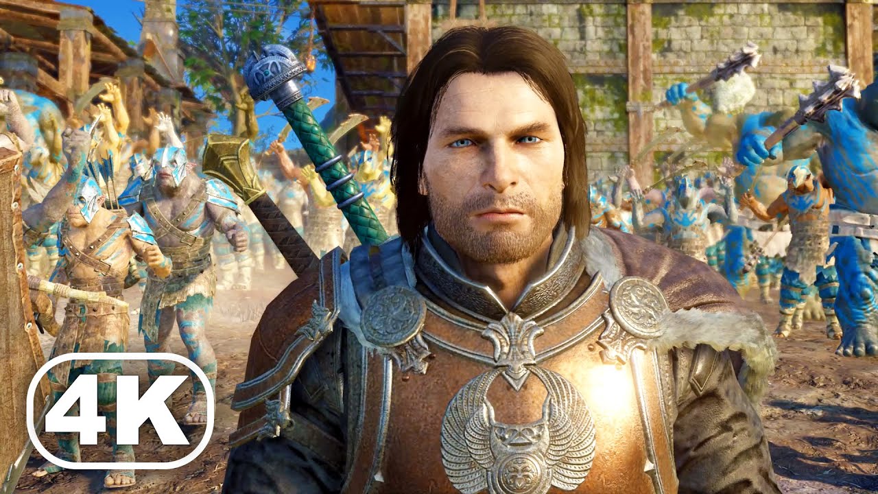 Núrn Fortress Siege & The Overlord is Revealed ULTRA 4K 60FPS Gameplay ...