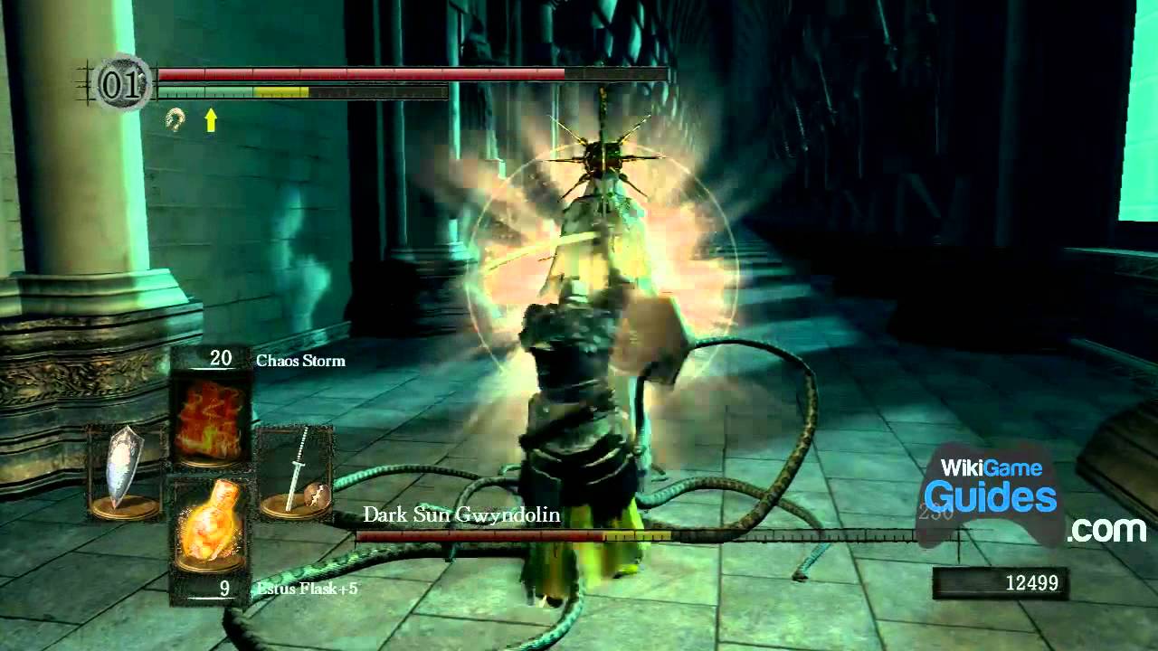 Dark Souls Walkthrough - Dark Sun Gwyndolin Boss Battle (Part 092 ...