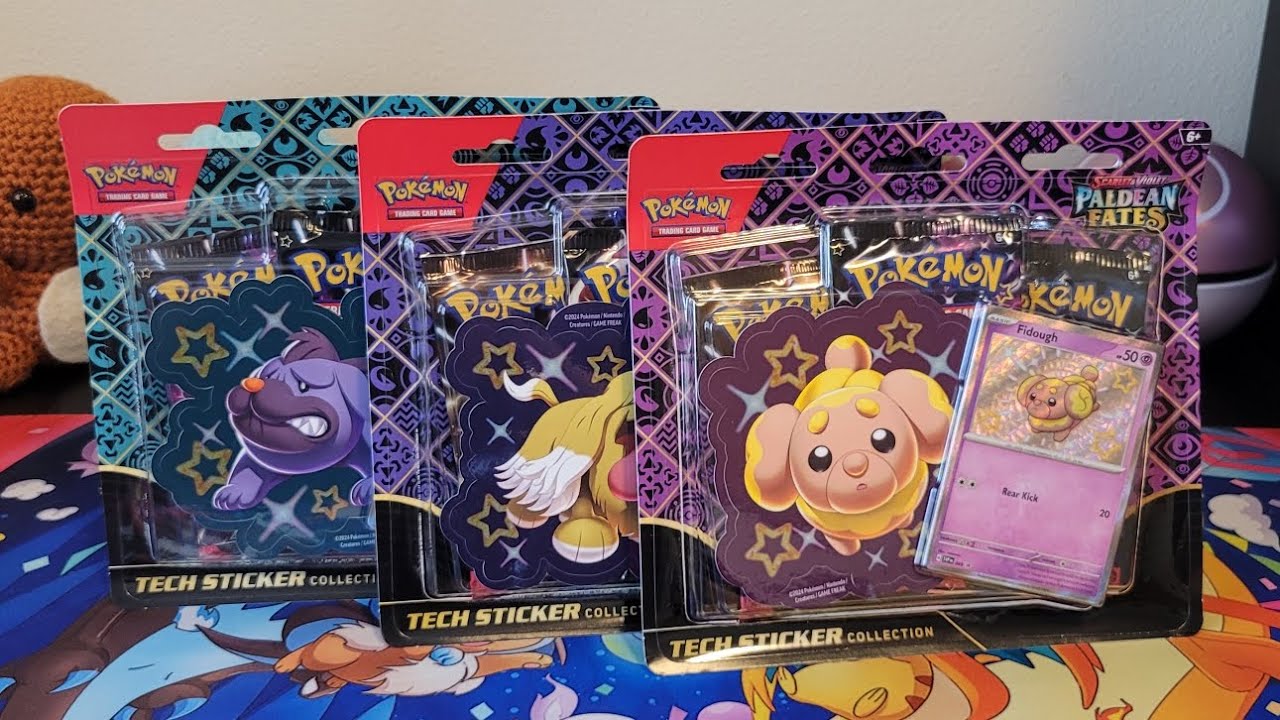 Pokémon TCG: Paldean Fates Tech Sticker Collections Opening! - YouTube
