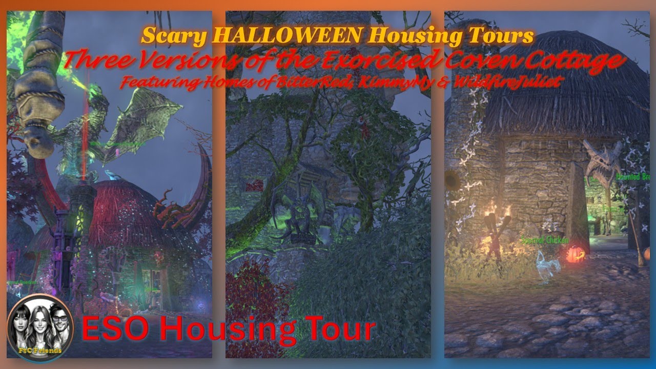 Scary ESO Home Tours - Exorcised Coven Cottages 3 Versions of Bitter ...