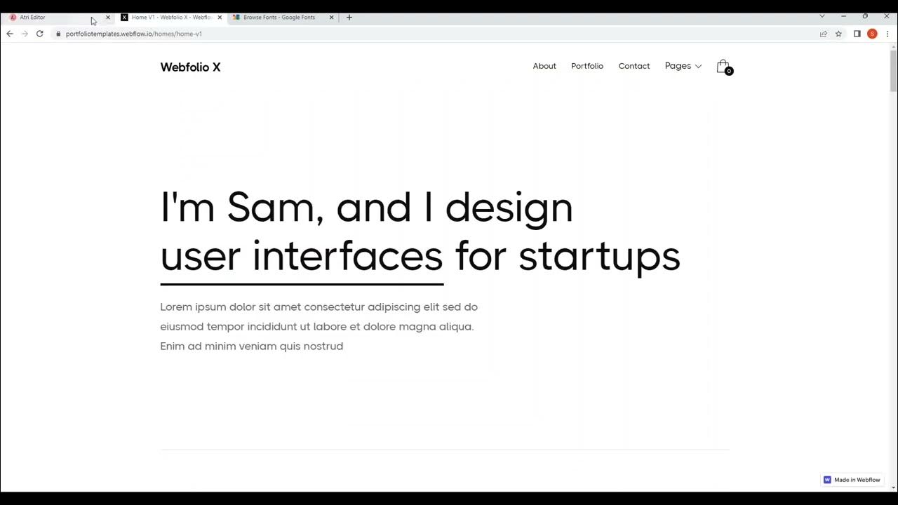 Correct CSS to create a navigation bar - YouTube