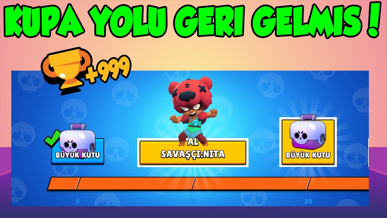 KUPA YOLU GERİ GELDİ -Brawl Stars Box Similator - YouTube