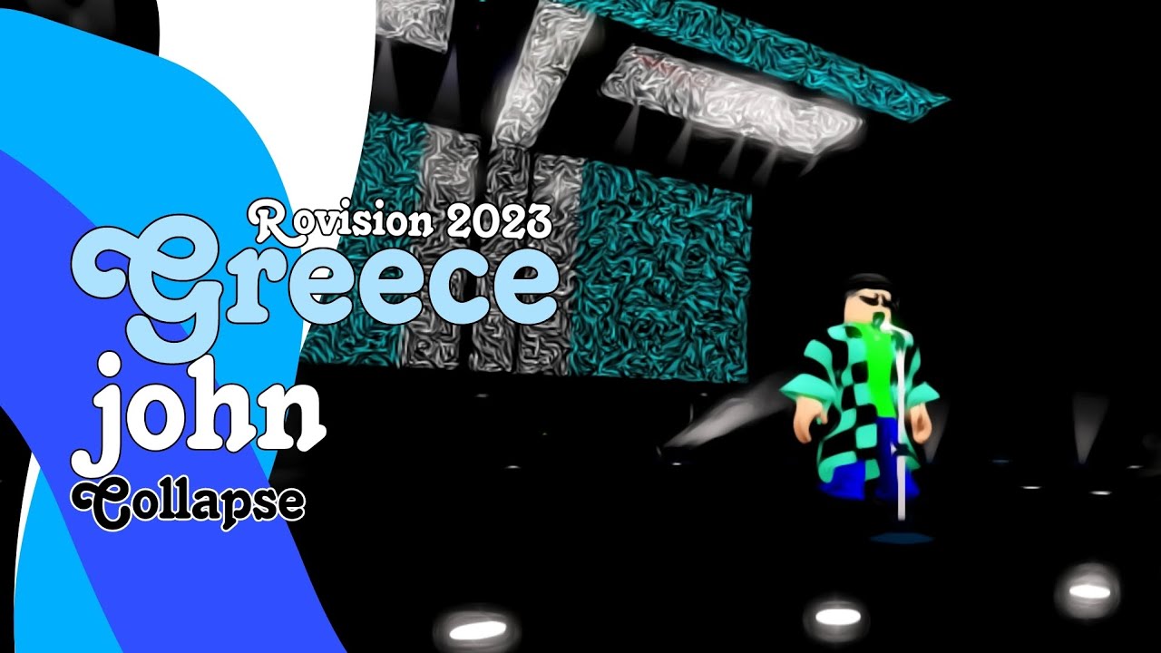 John - Collapse (LIVE) | Greece 🇬🇷 | First Semi-Final | Rovision 2023 ...