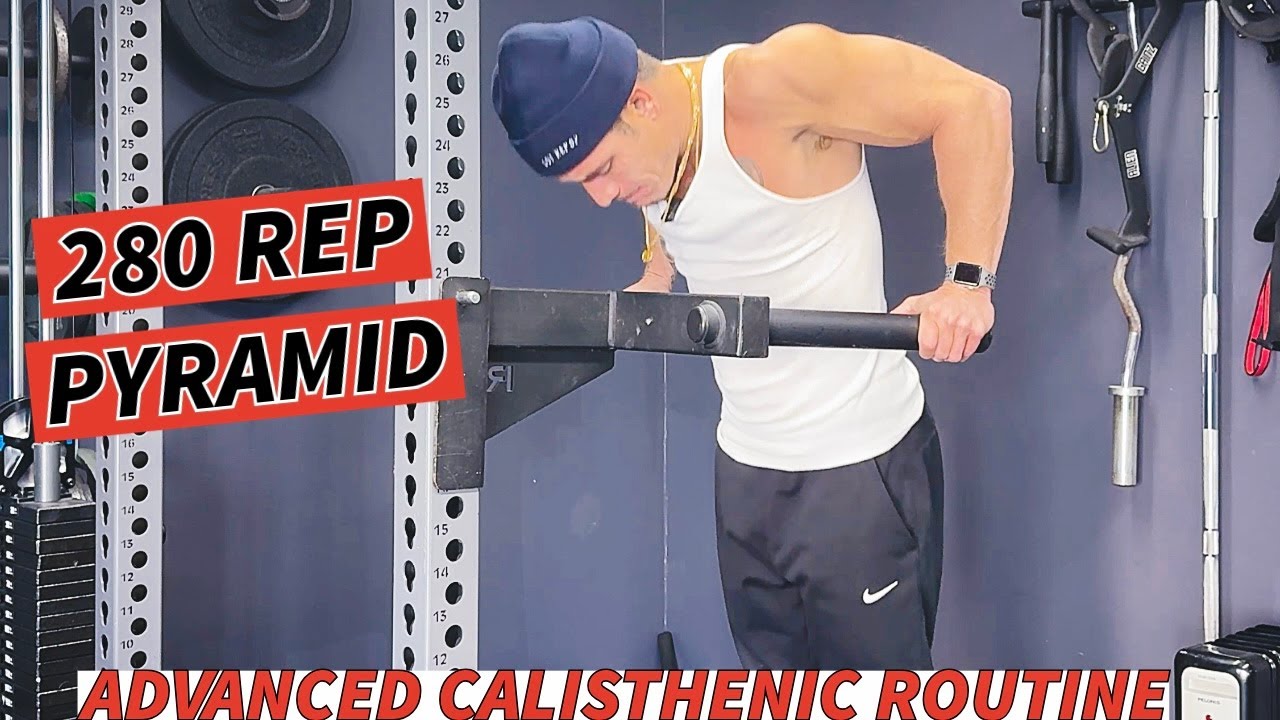 280-Rep Advanced Calisthenics Workout | High-Rep Bodyweight Full Upper ...
