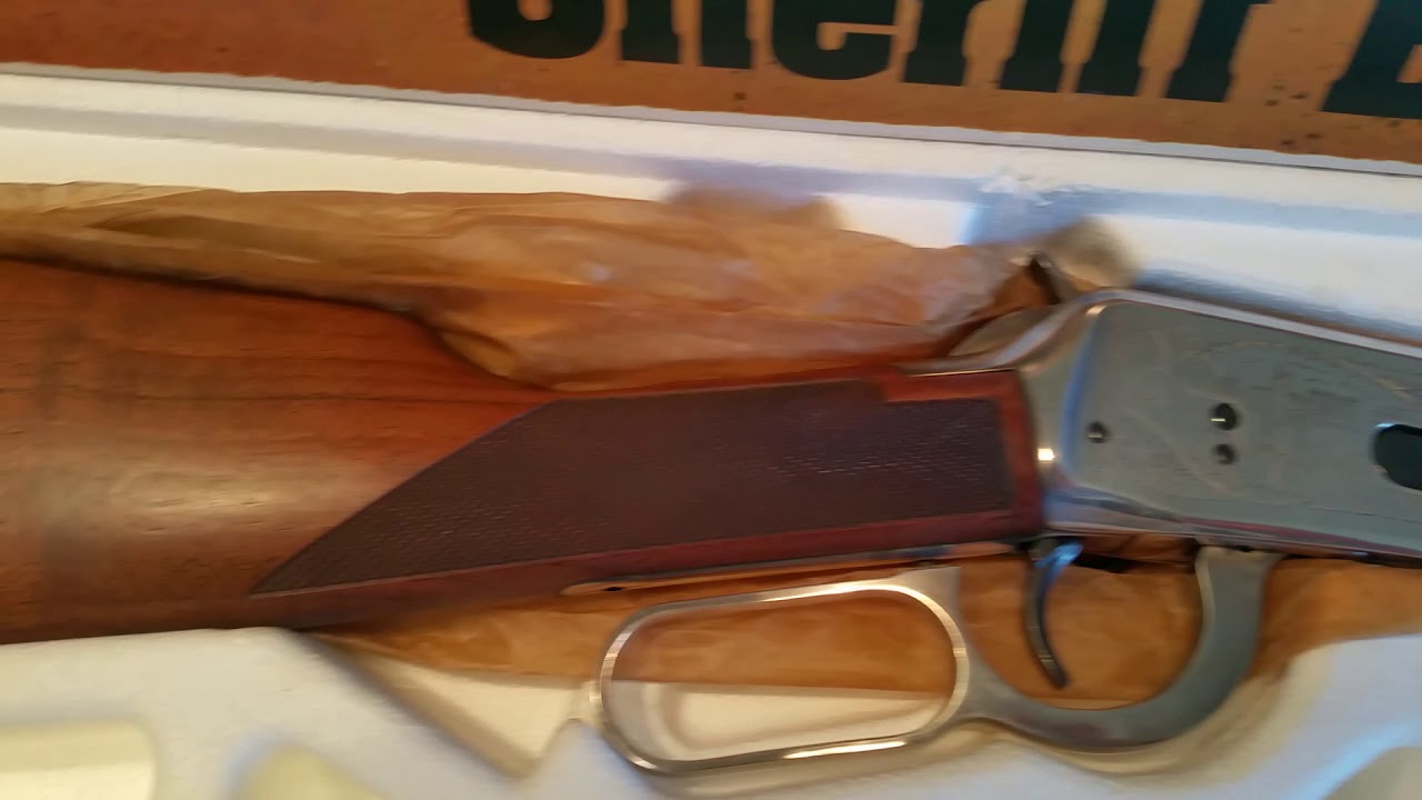 Winchester 94 Commémorative Sheriff Bat Masterson - YouTube