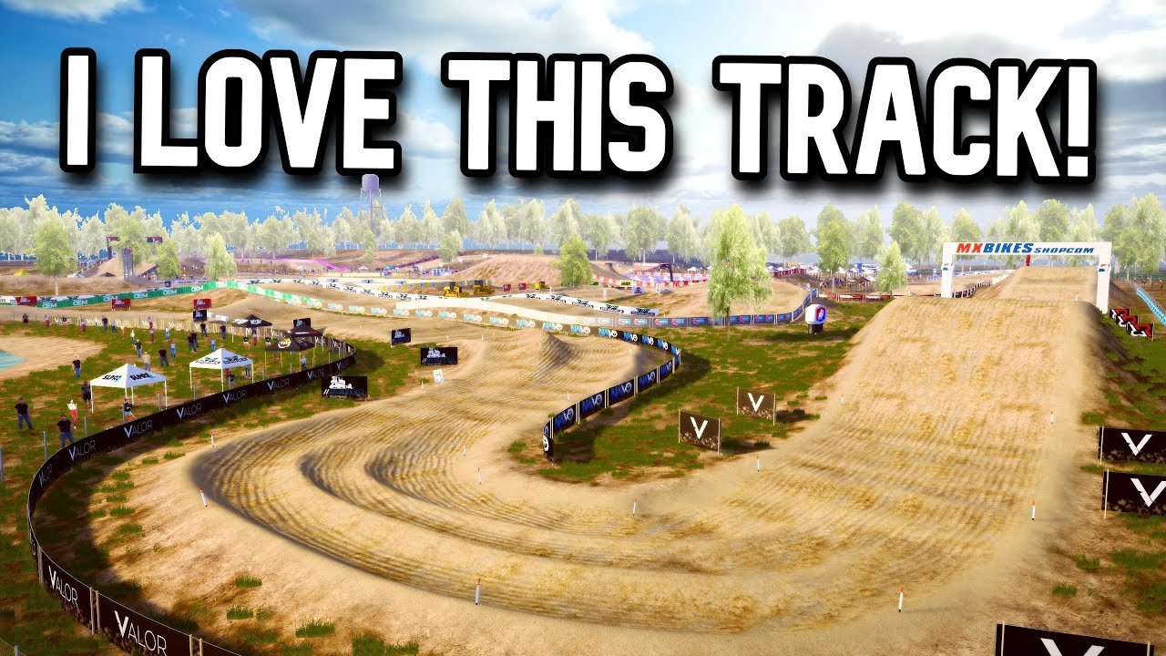 HE BUILT A BEAUTIFUL NEW SAND TRACK IN MX BIKES! - YouTube