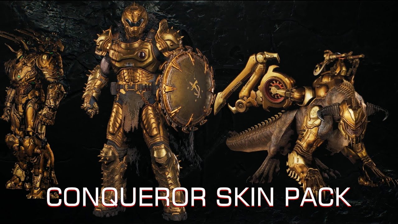 DOOM The Dark Ages - Conqueror Skin Pack Showcase - YouTube
