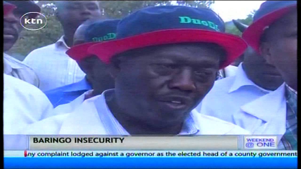 Baringo county governor Benjamin Cheboi talks about the solution to ...