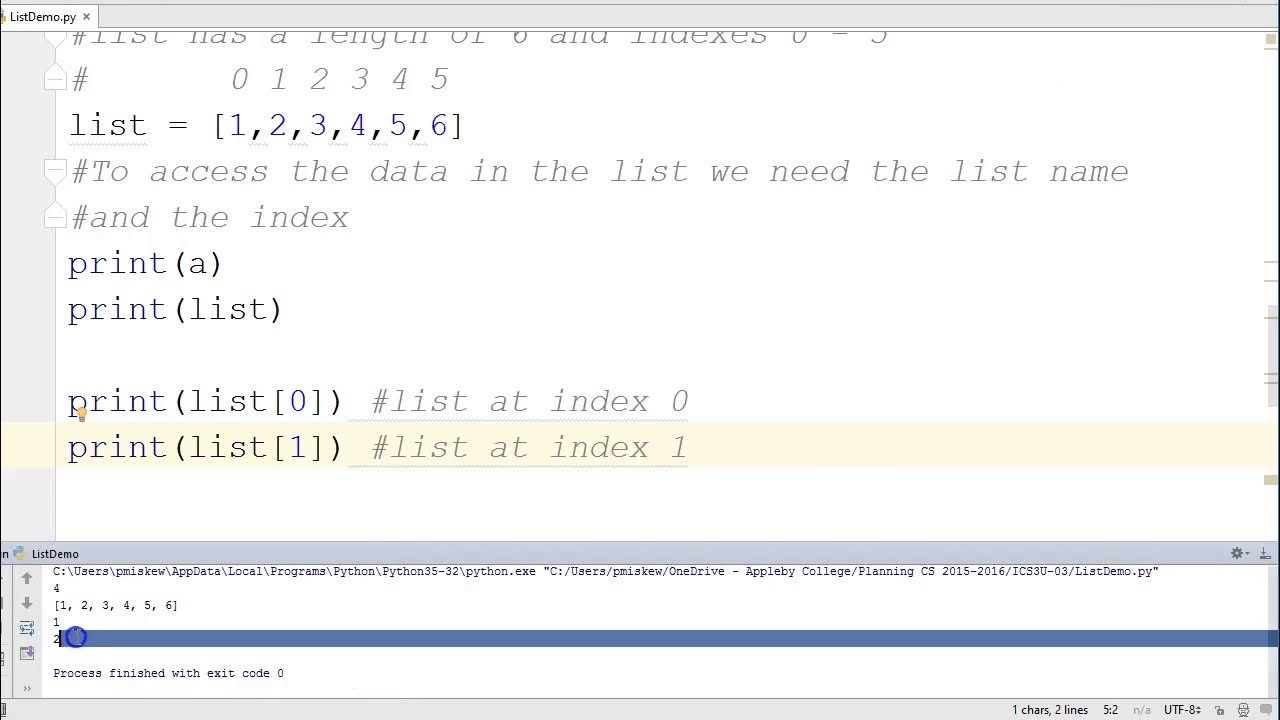 The Basics: Python 3 - Lists (Data Structure Generals) - YouTube