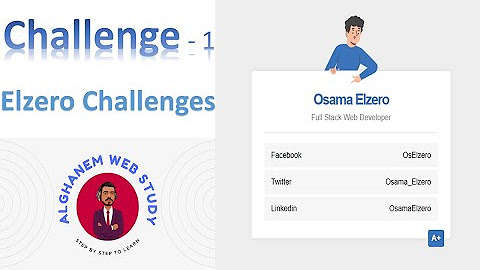 Elzero Challenges (HTML & CSS) - YouTube