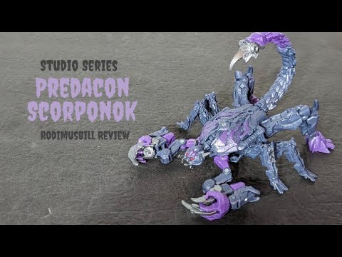 Studio Series ROTB Deluxe Predacon Scorponok (#107) Figure ...