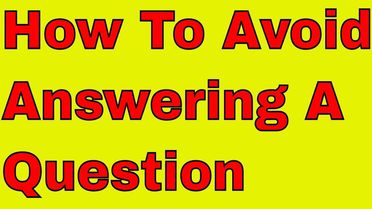 How To Avoid Answering A Question Through Skype With An Indian English ...