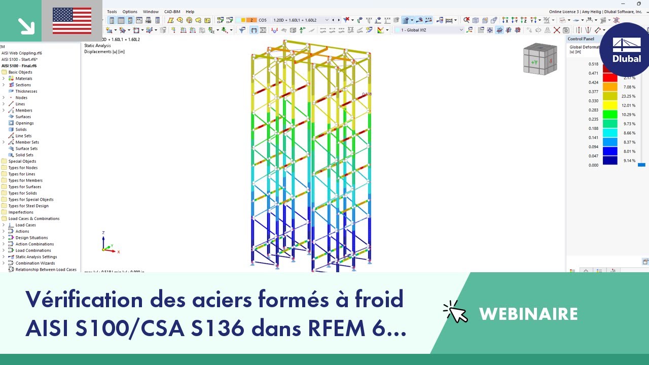 [EN] Vérification des aciers formés à froid selon l'AISI S100/la CSA ...