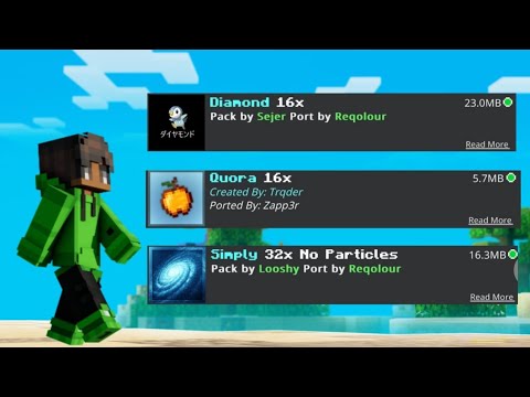 Top 3 Minecraft Bedrock Texture Packs 2025 | Simple 32x, Quora 16x ...