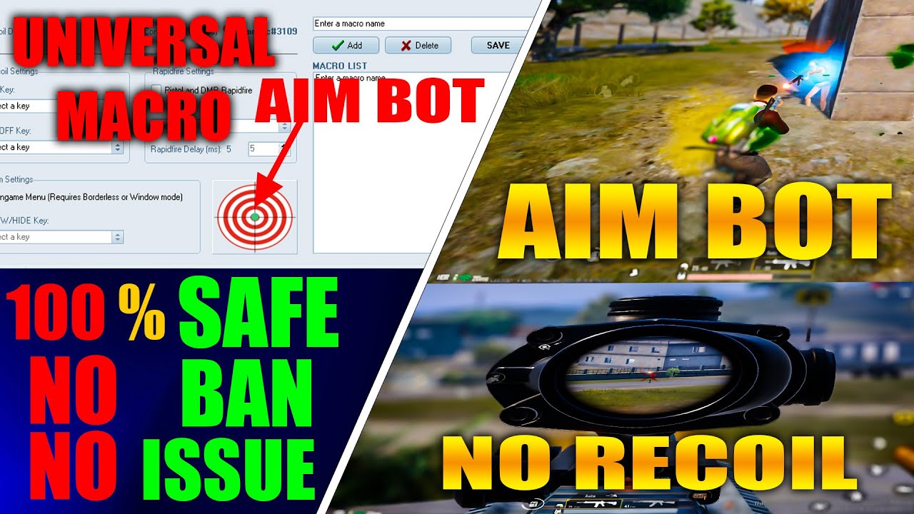 Universal Macro No Recoil Software | 100% Safe No Ban No Issue | Use ...