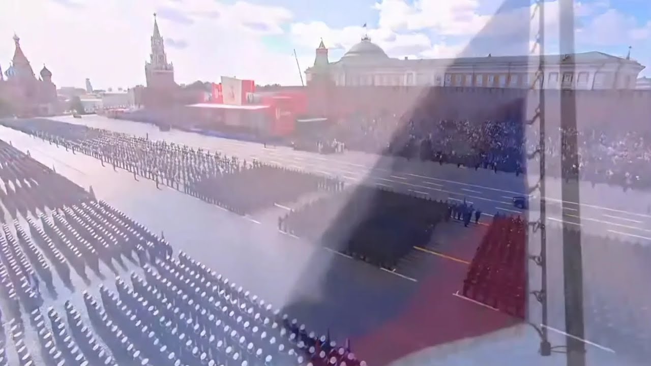 Putin, Ura & Russia Anthem instrumental at 2025 Moscow Victory Day ...