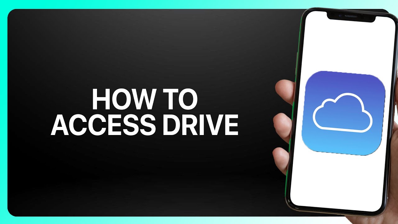 How To Access iCloud App Drive On iPhone ! Tutorial - YouTube