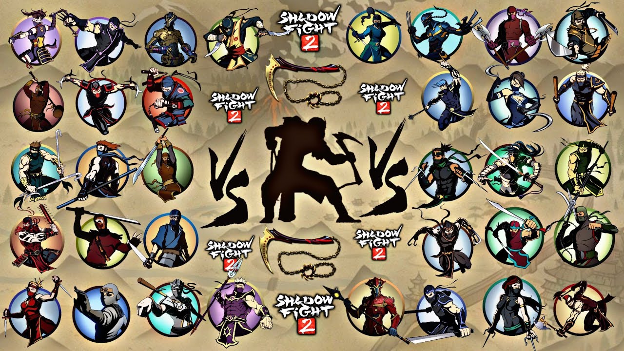 Shadow Fight 2 | Blood Reaper vs All Survival Ninjas - YouTube
