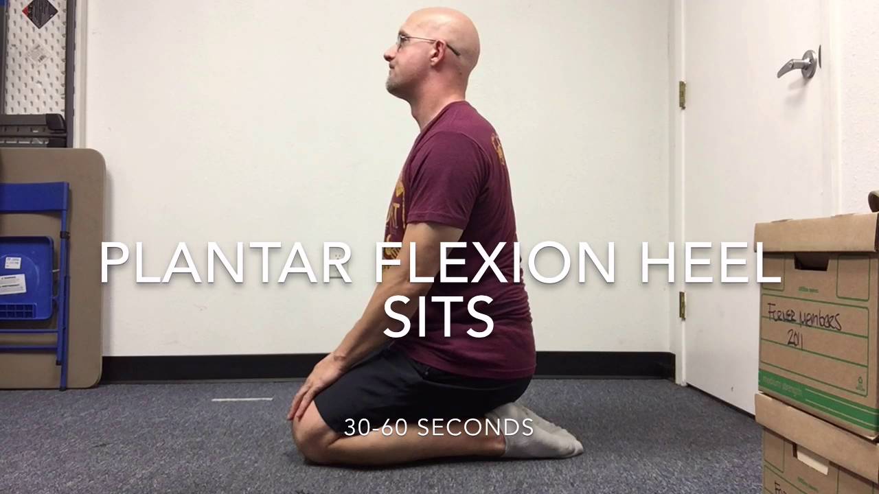 Plantar Flexion Heel Sits - YouTube
