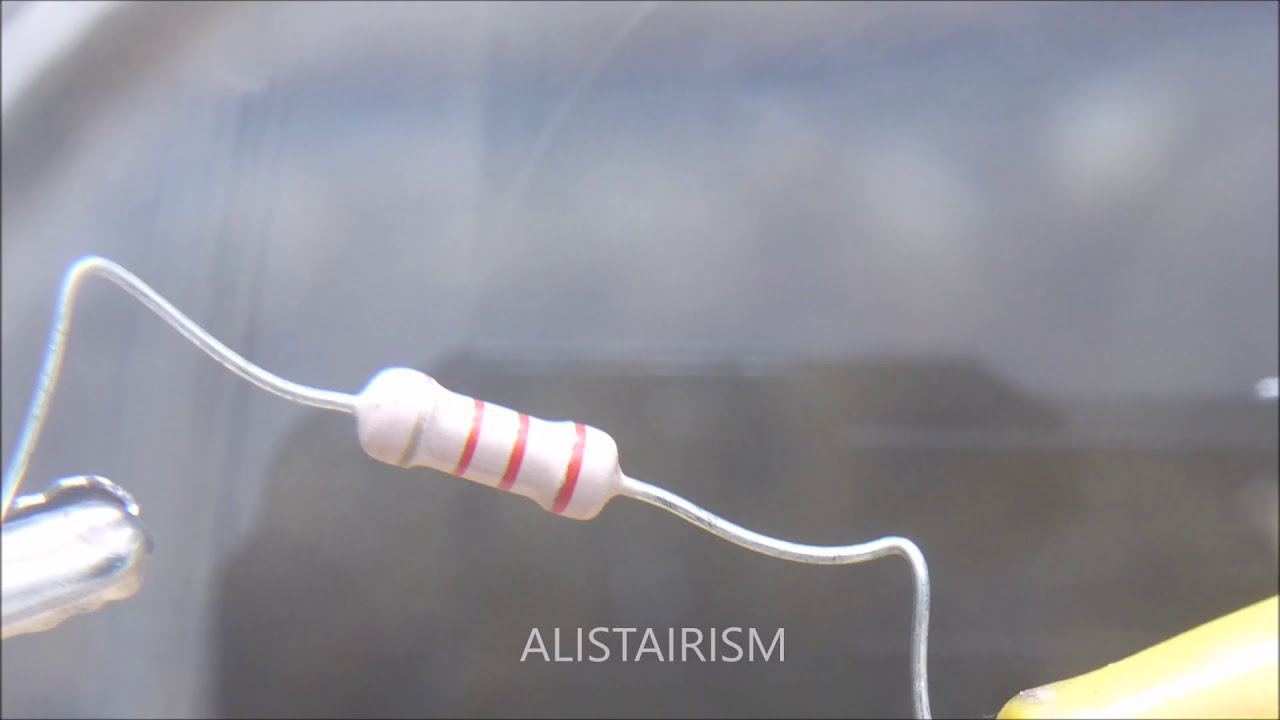 Resistors/Diodes Vs 240v FIRE!! - YouTube