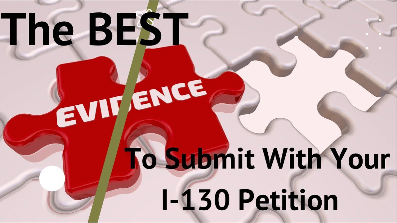 Best Evidence to Submit|Bona Fide Marriage| USCIS Petition| I-130 Form ...