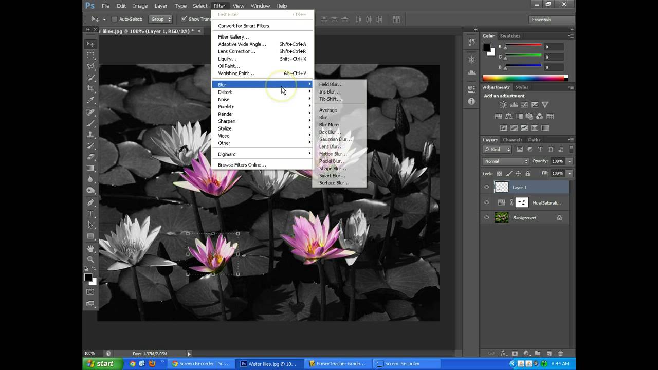 Photoshop CS6 - Selective Coloring Tutorial - YouTube