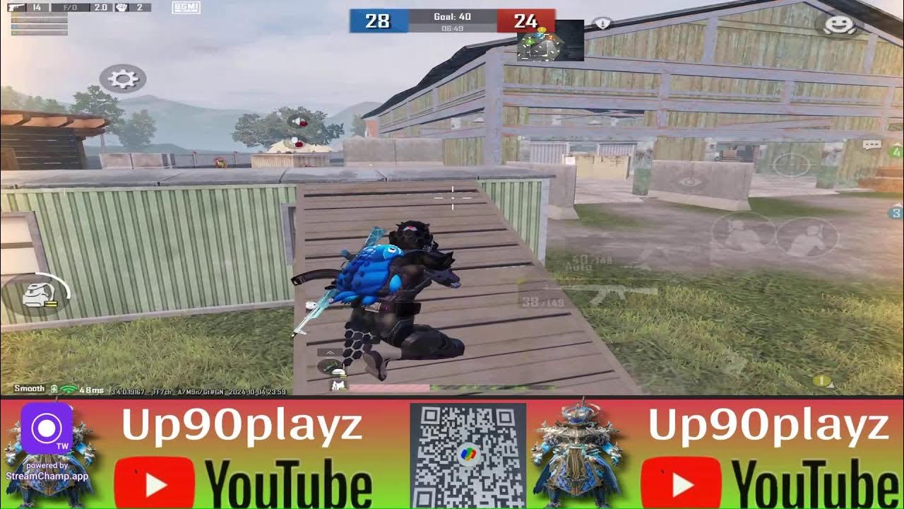 Bgmi rush gameplay with conqurer lobby - YouTube