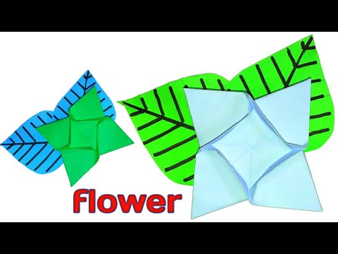 how to make paper juthi flower🌼## a very simple juthika flower ## easy ...