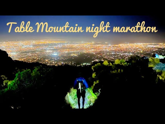 View From Table Mountain At Night