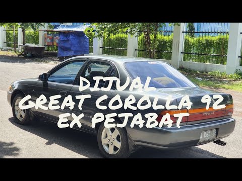 (terjual) Toyota Great Corolla SEG 1992 | Great Corolla CBU | Greco ...
