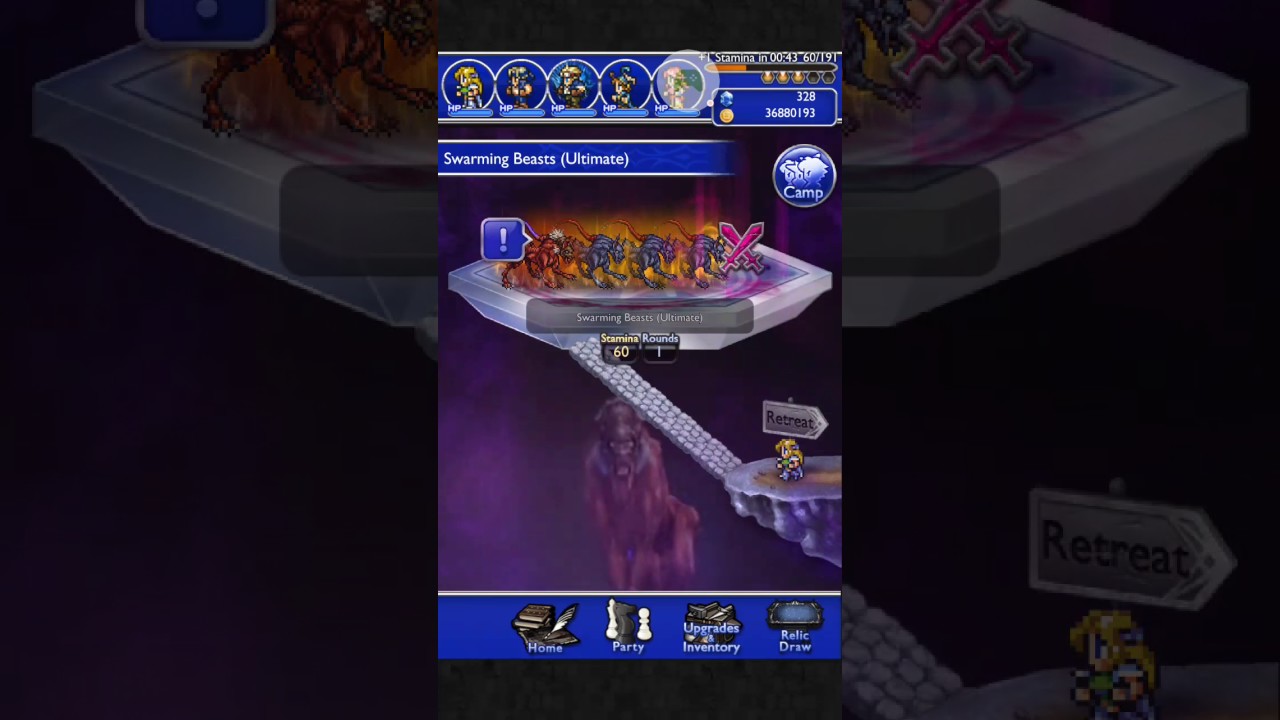 FFRK FF7-DoC 'The Dirge Begins' EVENT - Swarming Beasts (Ultimate ...