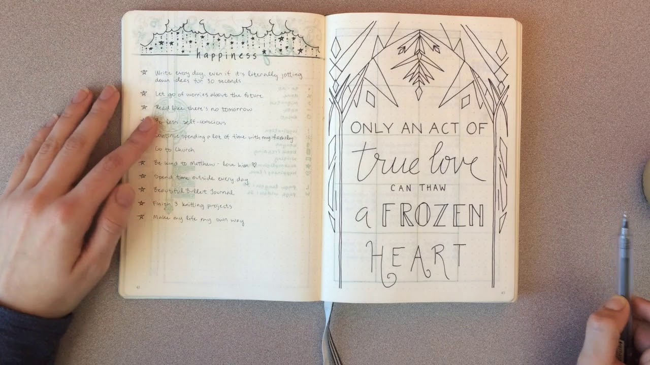 Bullet Journal Basics and Flipthrough - YouTube